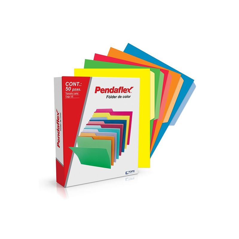 FOLDER DE PAPEL TAMAÑO CARTA TOPS PRODUCTS PENDAFLEX 05012SI TIPO 1/2 ...