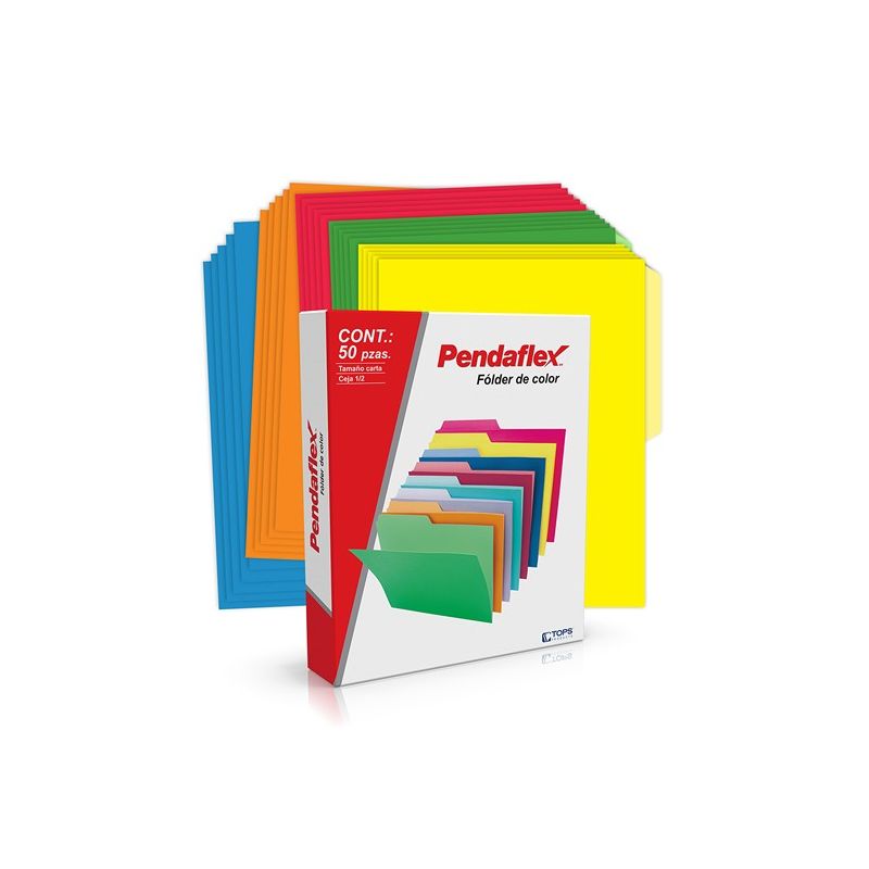 FOLDER DE PAPEL TAMAÑO CARTA TOPS PRODUCTS PENDAFLEX 05012SI TIPO 1/2 ...