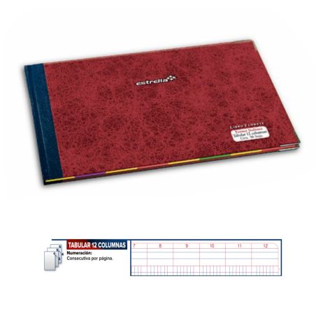 LIBRO FLORETE TABULAR ESTRELLA FORMA ITALIANA 96 HOJAS 1PZ