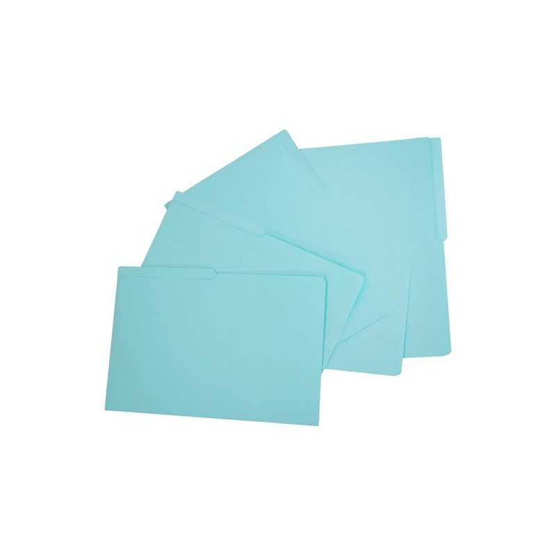 Folder Apsa L21fo Oficio Color Azul 1 Paquete C/100 Piezas